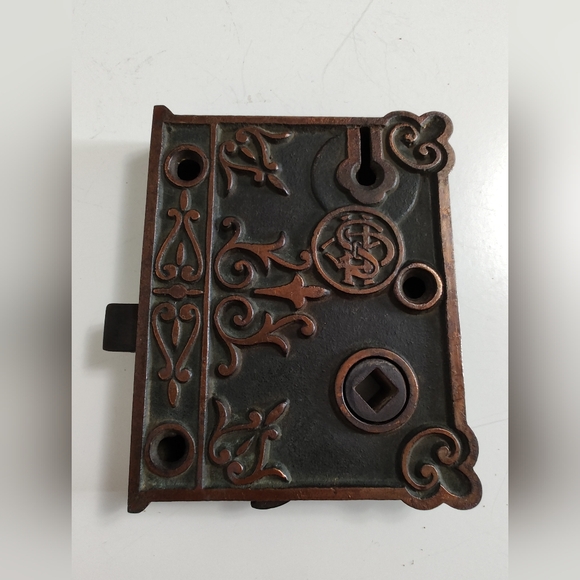 Other | Antique Simmons Hardware Co Royal Rim Lock Circa 193 Steampunk ...